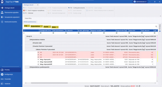 System TMS - program do zarządzania transportem i spedycją